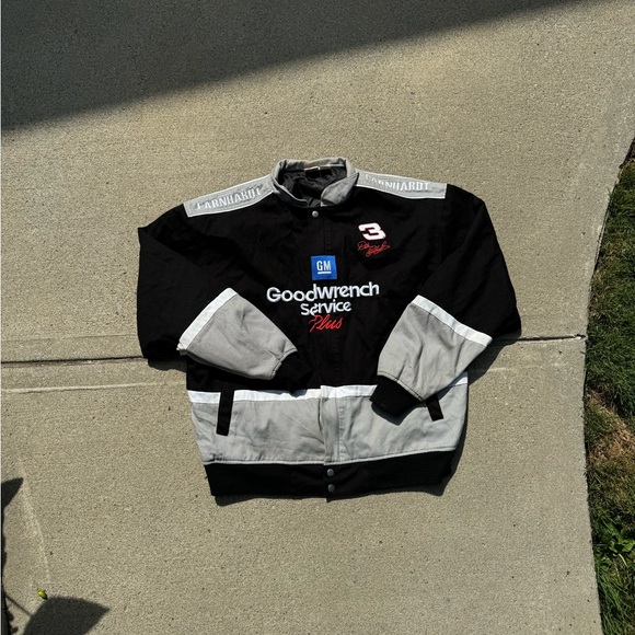 Nascar | Jackets & Coats | Vintage 9s Dale Earnhardt Goodwrench Black ...